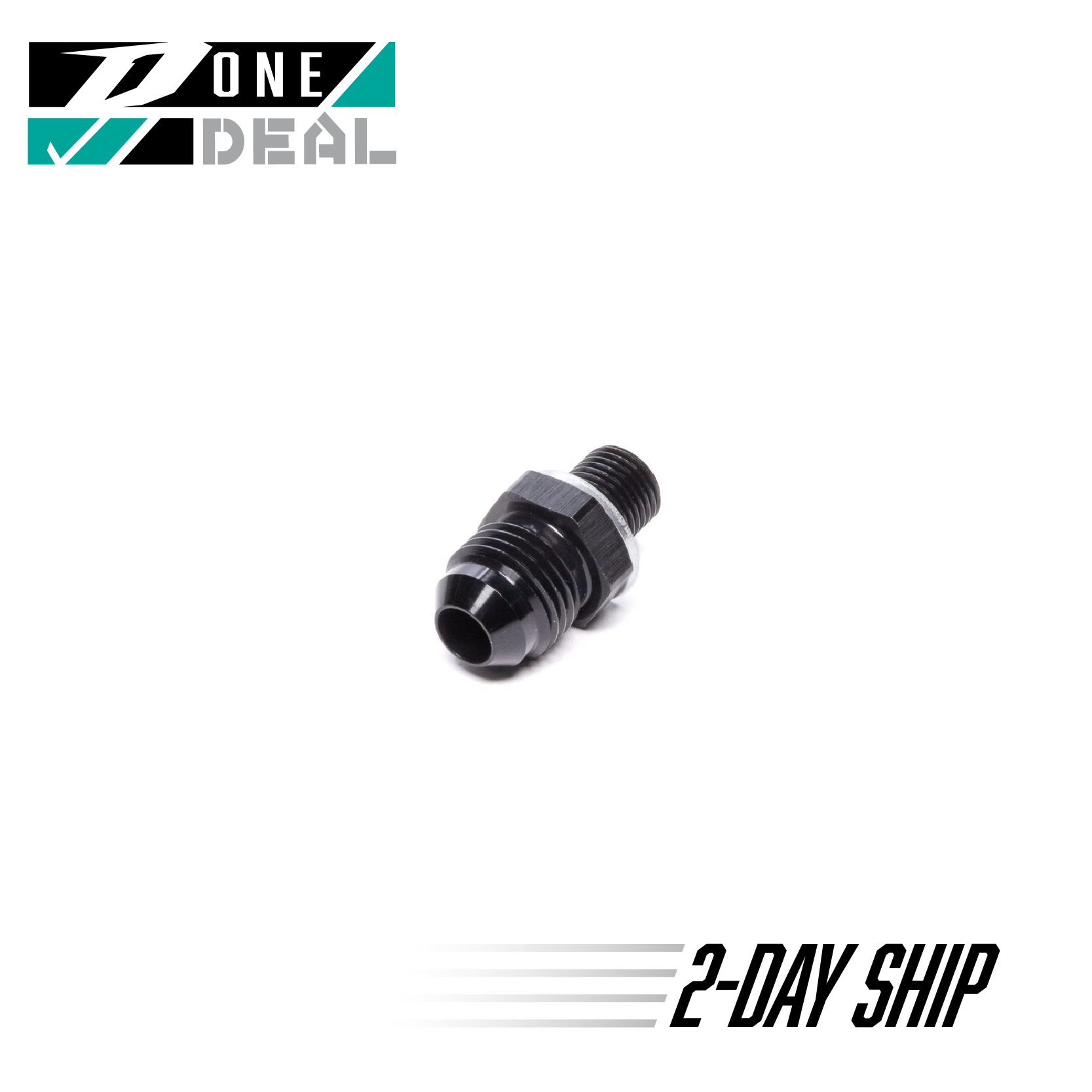 Fragola - #6 Male to 10mm x 1.0 Male - Straight Adapter (Fuel Pump ...