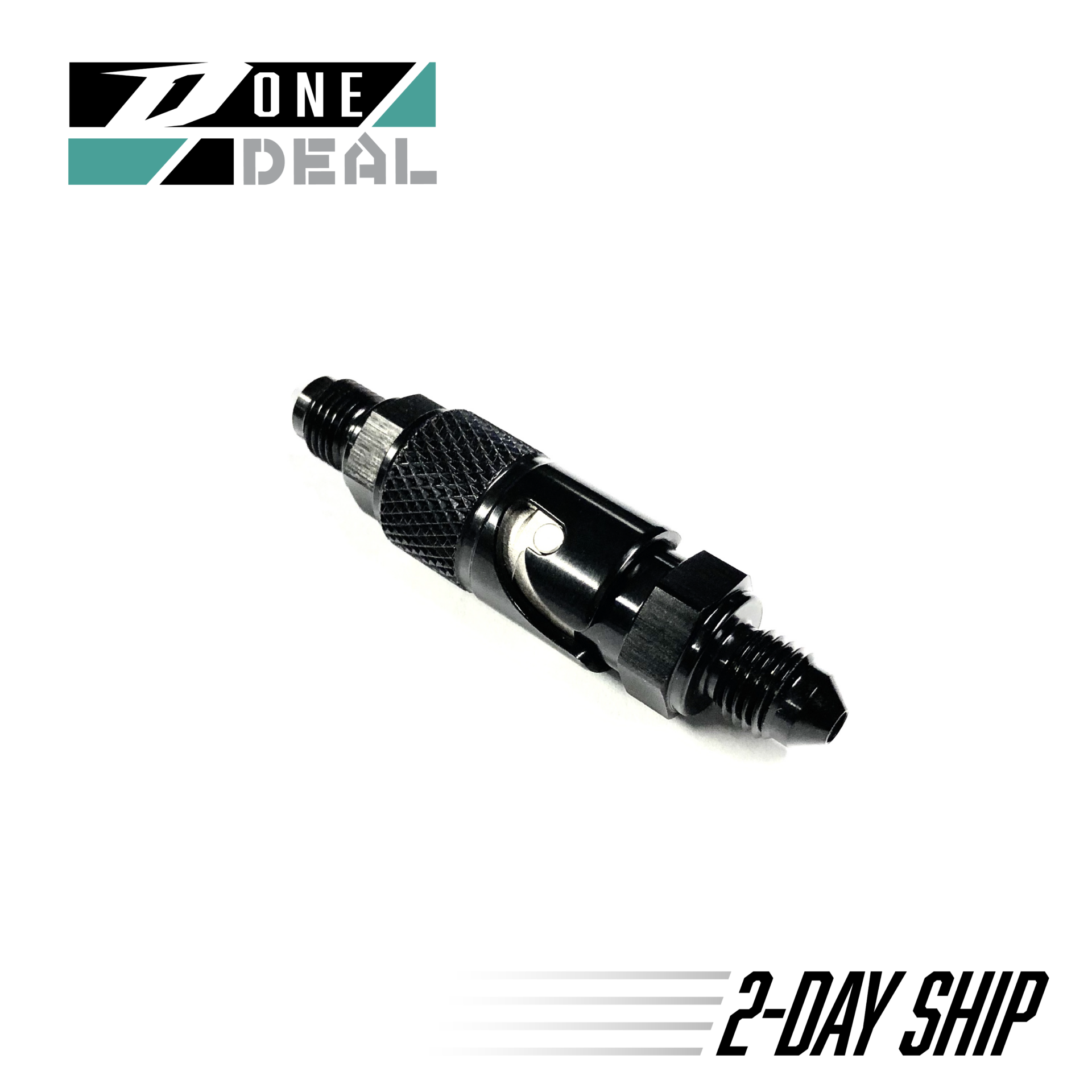 -3 Aluminum Dry Brake Quick Disconnect - Black - Driven Performance