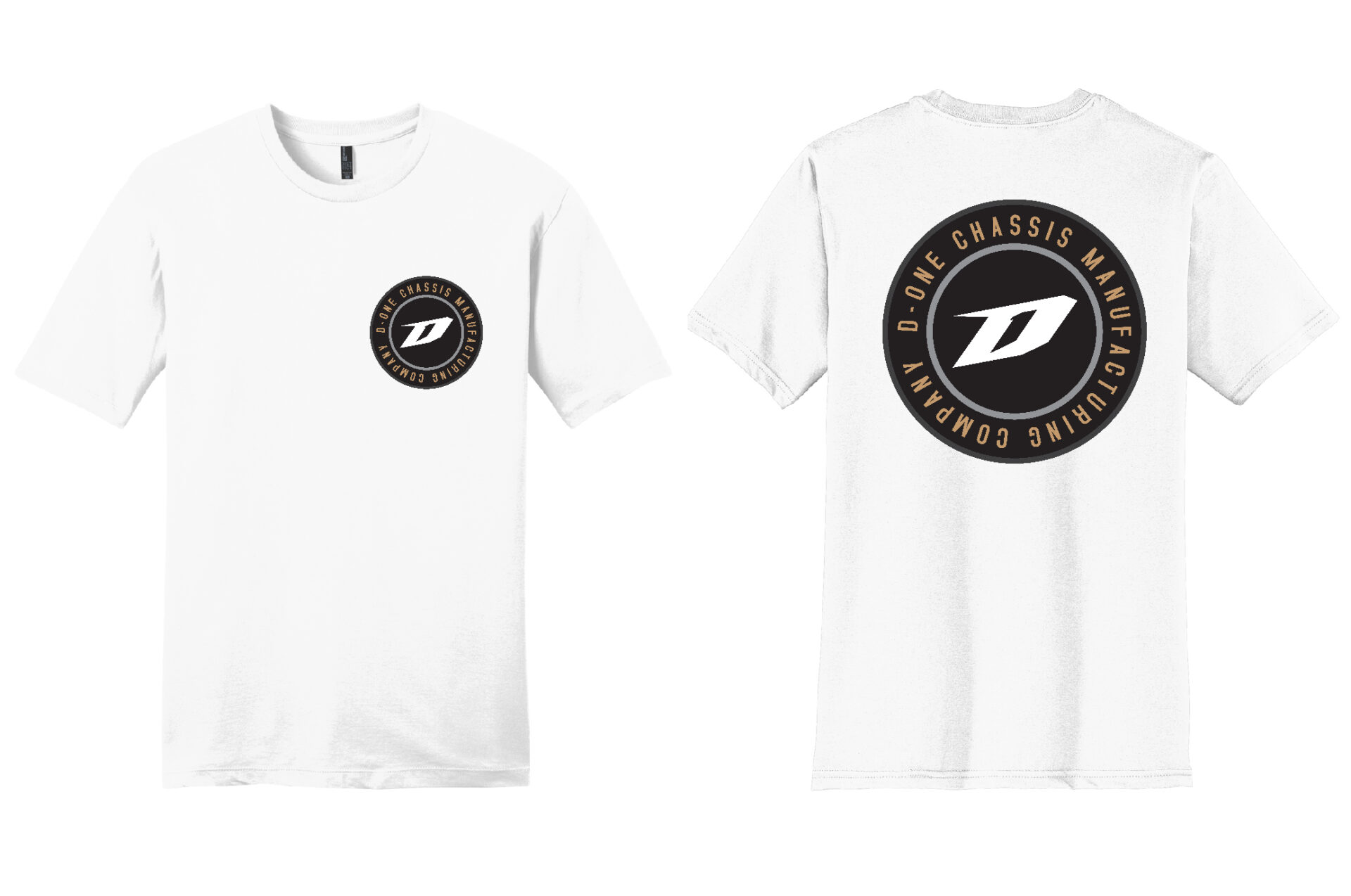 D1 Manufactured - T-Shirt (White) - Driven Performance