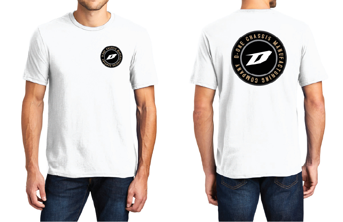 D1 Manufactured - T-Shirt (White) - Driven Performance