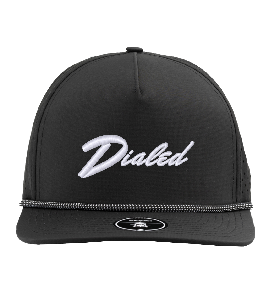 Dialed - Black Rope Hat - Driven Performance
